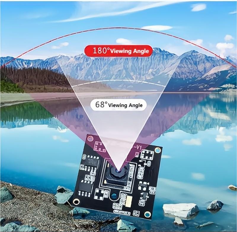 VisionMeta 5MP 1/4 Inch OV5648 USB Camera Module Small Size