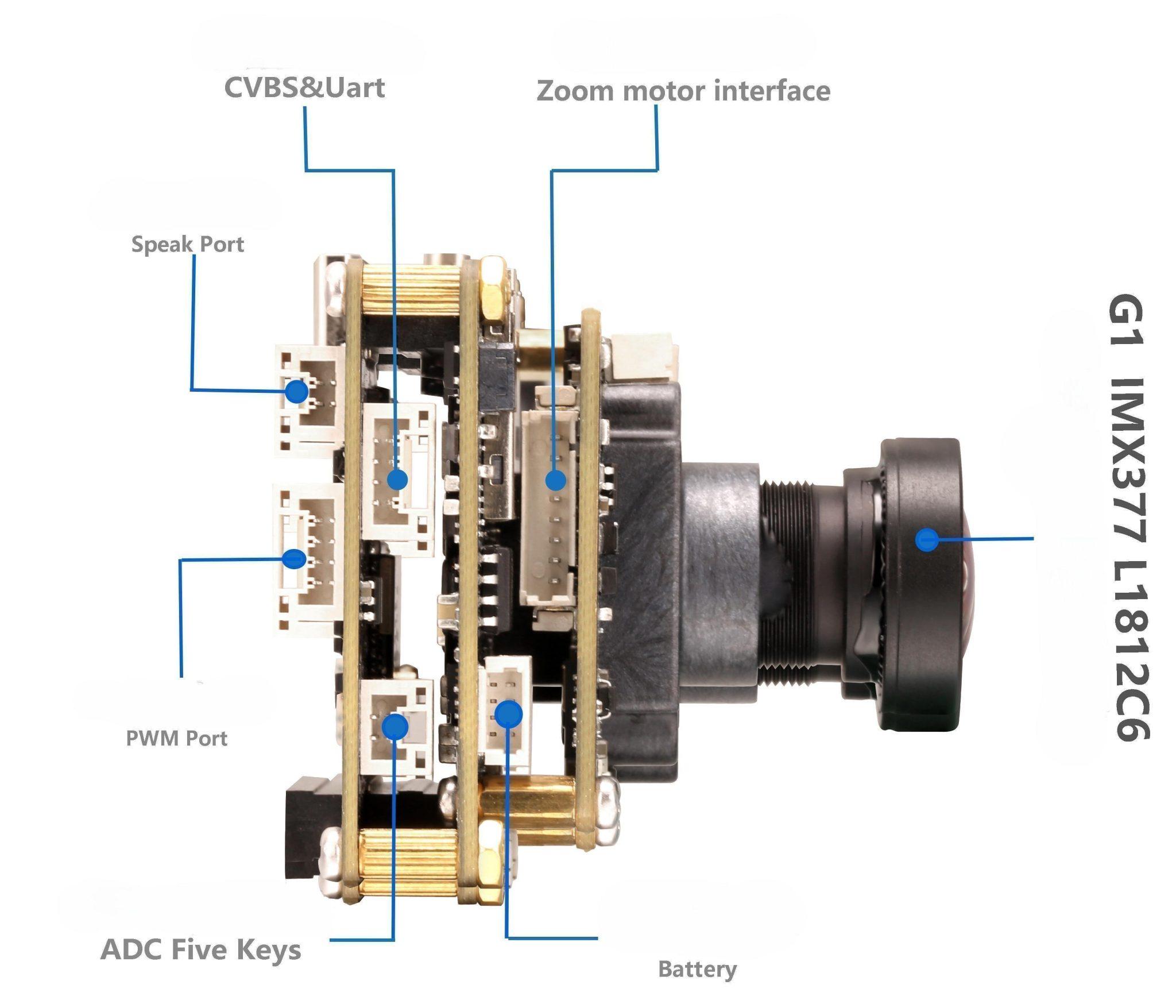 12M iCatch V39M Sony IMX377 Anti-Shake Wireless Camera Module