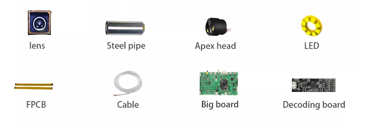 1.05mm 2.0mm 2.8mm OV6946 Endoscope Micro Module 120°FOV