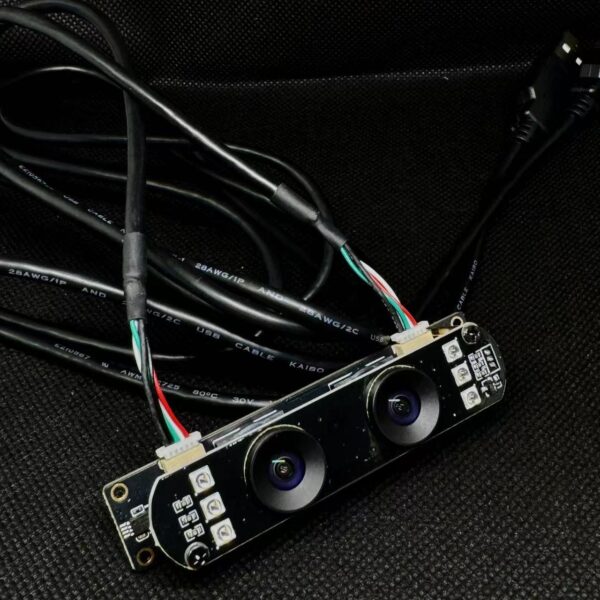 2MP Binocular RGB+IR Camera Module Face Recognition WDR