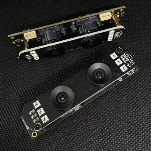 2MP Binocular RGB+IR Camera Module Face Recognition WDR